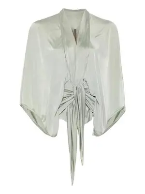 Rick Owens Draped Sleeveless Blouse - Green