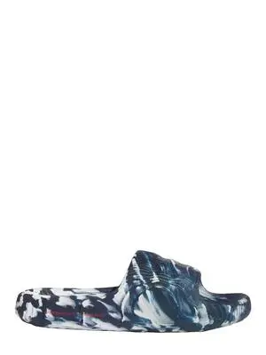 Adidas Adilette Swirl Slides - Blue