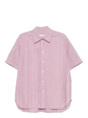 MANUEL RITZ Striped Short-sleeve Shirt - Red