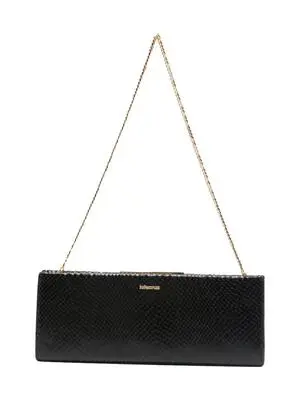 Lola Cruz Chain-strap Clutch - Black