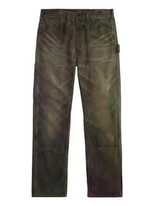 Ralph Lauren Button-fastening Cotton Trousers - Brown
