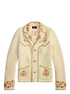 RALPH LAUREN Floral Embroidery Jacket