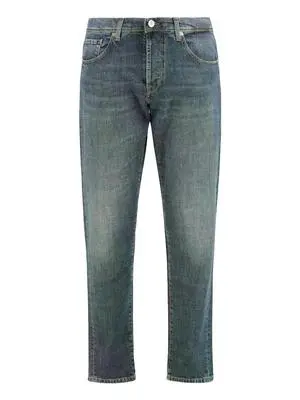 SLOWEAR Slim Fit Five-pocket Jeans - Blue