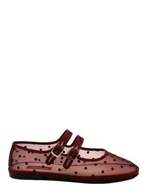 GONDOLINA Mary Jane Ballet Flats - White