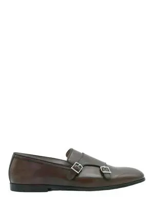 MILLE 885 Buckle-fastening Monk Shoes - Brown