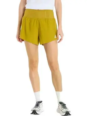 Nike Logo-detail Running Shorts - Green