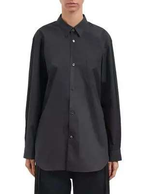 Junya Watanabe Chest-pocket Poplin Shirt - Black