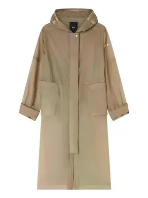 Add Hooded Parka Coat - Neutrals