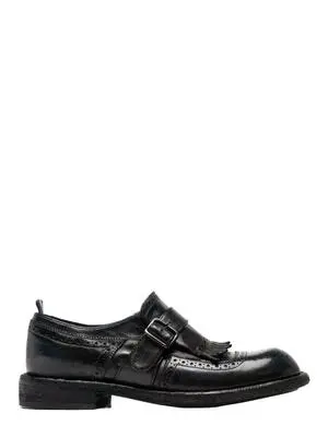Officine Creative Rugged 111 Leather Derby Shoes - Blue