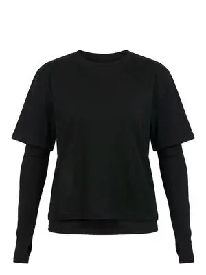 ELEH Double-layered T-shirt - Black
