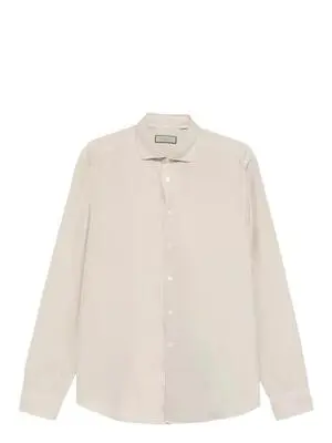 Canali Buttoned Shirt Neutrals