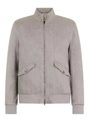 Herno High-neck Bomber Jacket - Grey