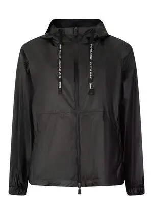 Herno Hooded Zip-up Jacket - Black