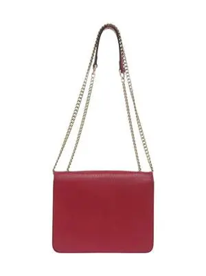 Gucci Calfskin Interlocking G Crossbody Bag - Red