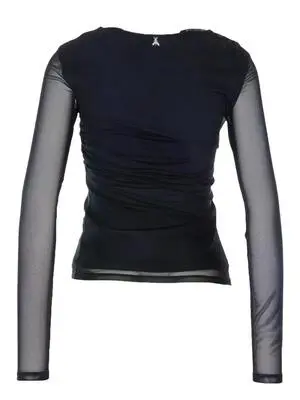 Patrizia Pepe Long-sleeved T-shirt - Black
