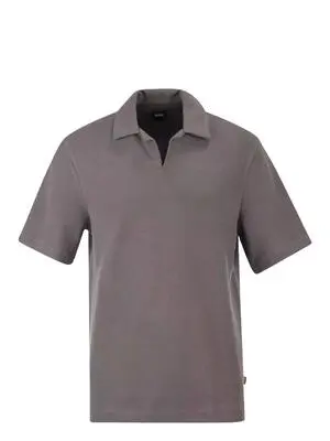 BOSS Cotton Polo Shirt - Grey