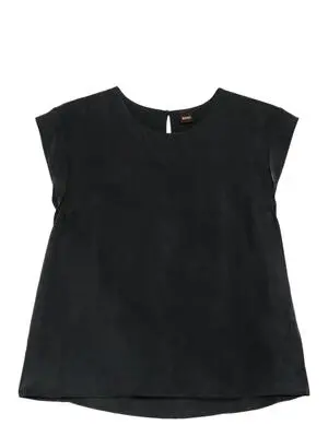 BOSS Round-neck Top - Black
