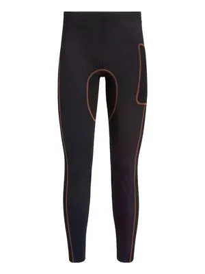 Zegna Knitted Long-length Leggings - Black