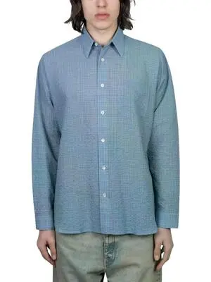 SUNFLOWER Checked Shirt - Blue
