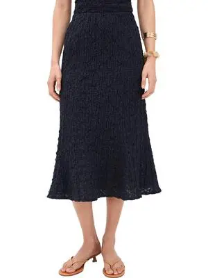 Veronica Beard Massimo Lace Skirt - Navy