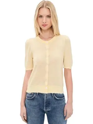 RE/DONE Cashmere Cardigan - Shortbread