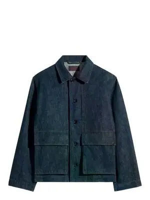 LEMAIRE Buttoned Denim Jacket - Blue