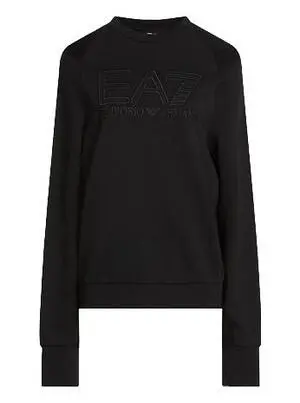 EA7 Cotton Sweatshirt - Black