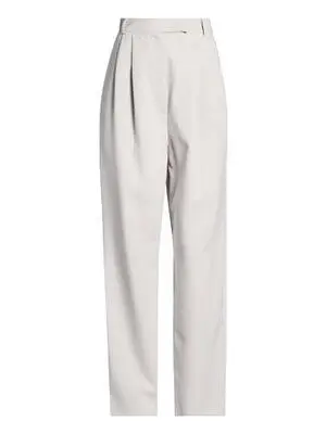 THE FRANKIE SHOP Tapered Crepe Pants - Grey
