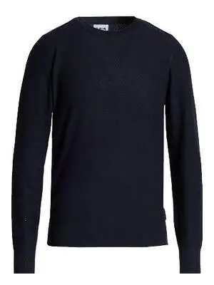 BERNA Sweater In Viscose And Polyamide - Navy