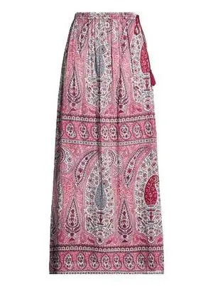 Antik Batik Maxi Cotton Skirt - Red