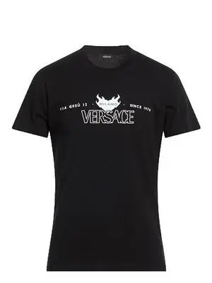 Versace T-shirt Size Cotton - Black