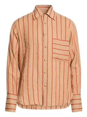 Sandro Shirt Size Linen, Polyester - Beige
