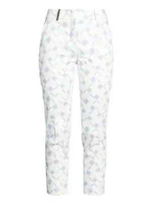 Peserico Tapered Jacquard Pants - Light Blue