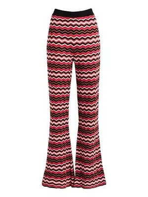 Missoni Flared Jacquard-knit Pants - Fuchsia