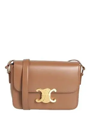Celine CELINE Cross-Body Flap Bag Beige