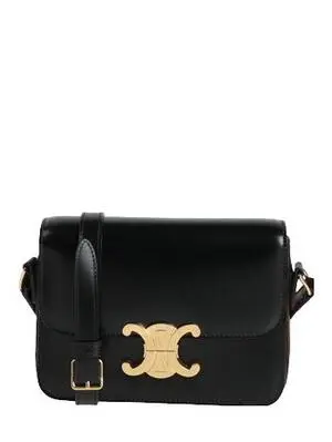 Celine CELINE Cross-Body Flap Bag Black