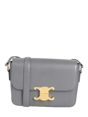 Celine CELINE Cross-Body Flap Bag Grey
