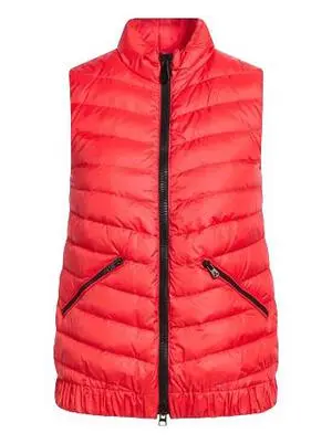 Peuterey Quilted Sleeveless Vest With Goose Down Padding - Red