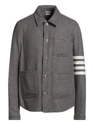 Thom Browne Wool-cashmere Jacket - Grey