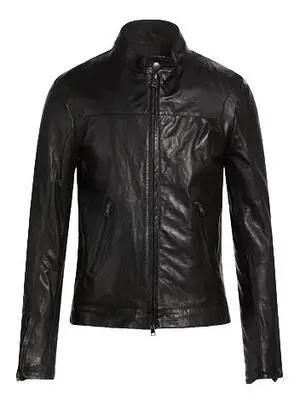 STREET LEATHERS Biker Jacket - Black