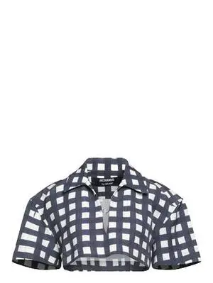 Jacquemus Viscose Silk Top - Blue