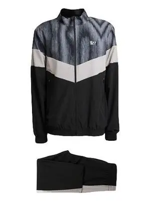 EA7 Tracksuit Size Polyester, Elastane - Black