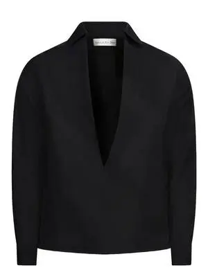 LUDOVIC DE SAINT SERNIN Alan V-neck Shirt - Black