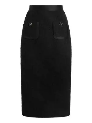 Dolce & Gabbana Embellished Midi Skirt - Black
