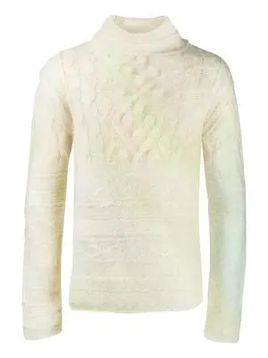 JEAN PAUL GAULTIER Chunky Knit Jumper - Neutrals