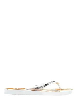 Versace Rubber Logo Slides - White