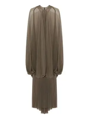 Rick Owens Silk Poncho - Grey