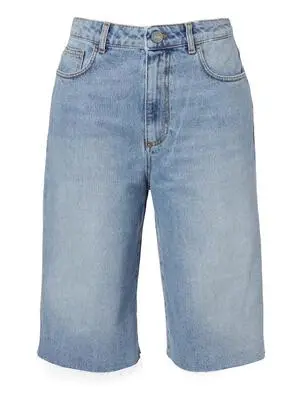 RÓHE Capri Jeans In Classic Cotton - Blue