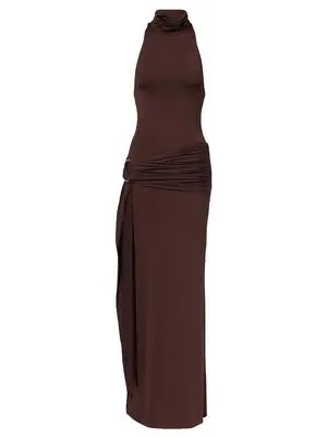 jersey knit wrap dress Annecy Jersey Knit Midi Wrap Dress Curve main image 1