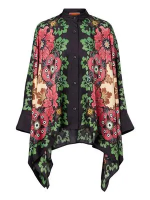 La DoubleJ Printed Silk Twill Shirt - Multicoloured